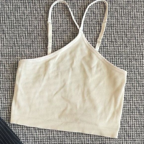 Colsie | Tops | Colsie Beige Cropped Bra Tank | Poshmark